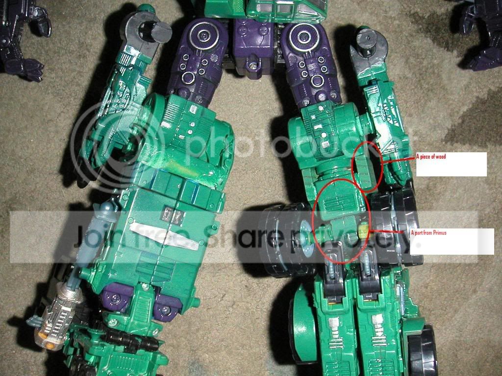 Customs: - Custom Devastator WIP/Help thread | TFW2005 - The 2005 Boards