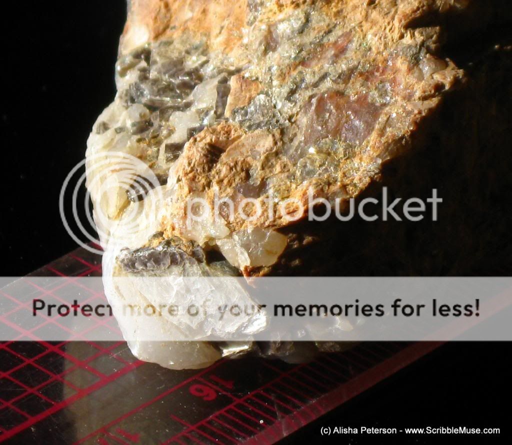 Identity Help : Flaky iridescent or metallic material